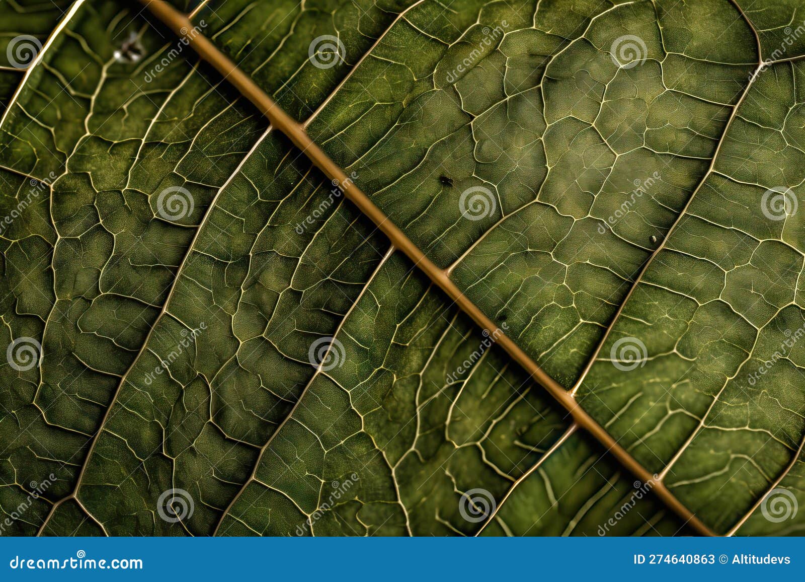 Close-up of Plant Leaf, with Veins and Texture Visible Stock Image ...