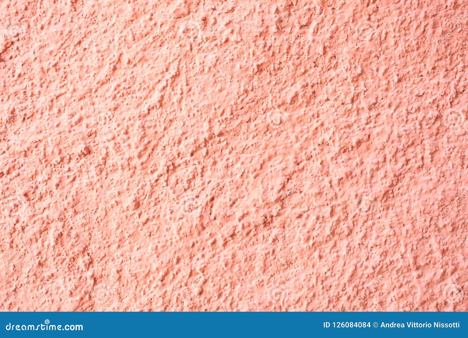 Close Up on a Red Plaster Wall Stock Photo - Image of background ...