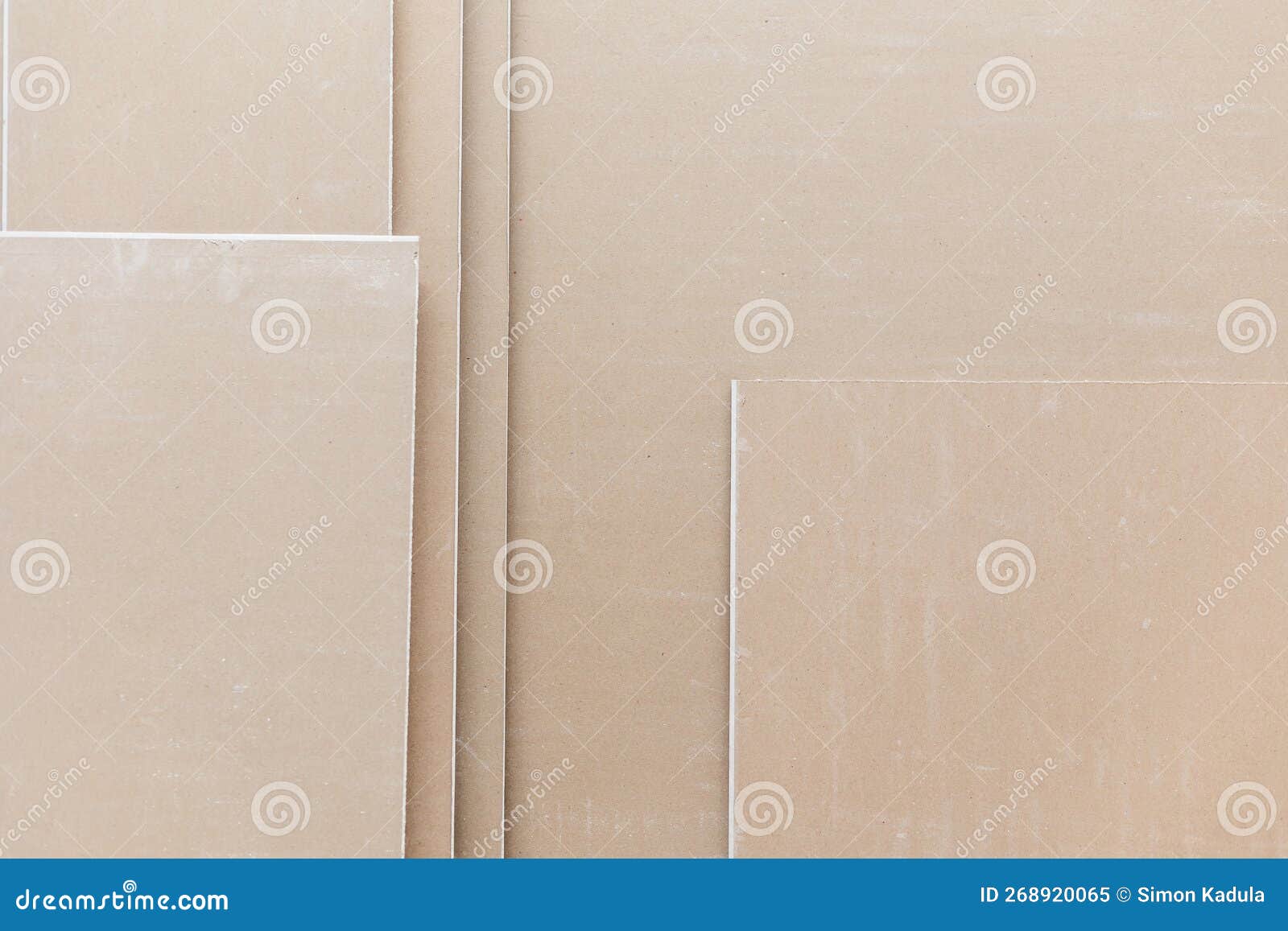 Close Up of Plasterboard, a Type of Drywall Made of Plaster between Two ...