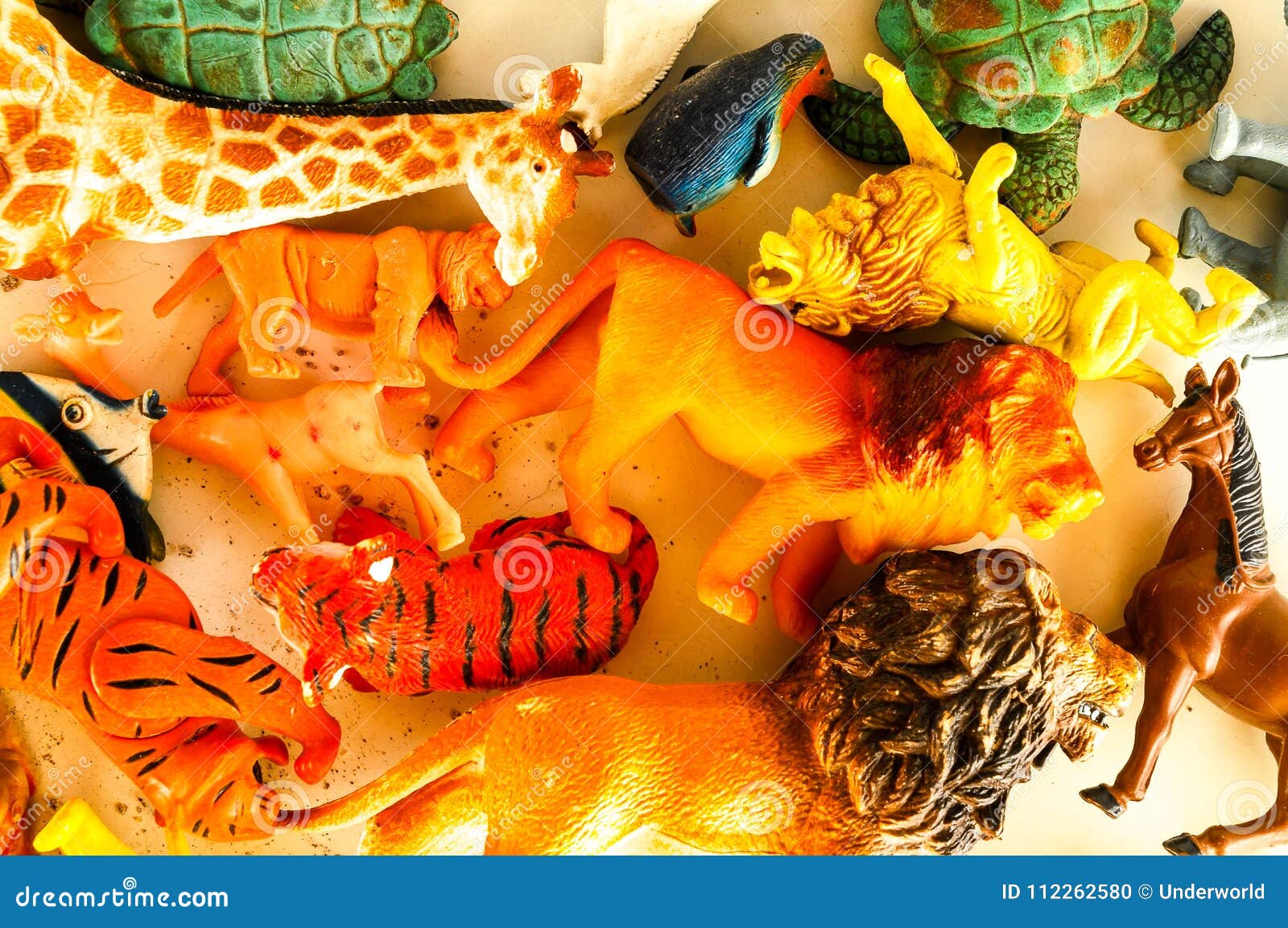 Close-up of plastic animal stock photo. Image of modern - 112262580