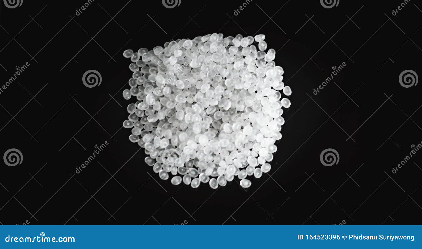 Plastic polymer granules stock photo. Image of particle - 164523396