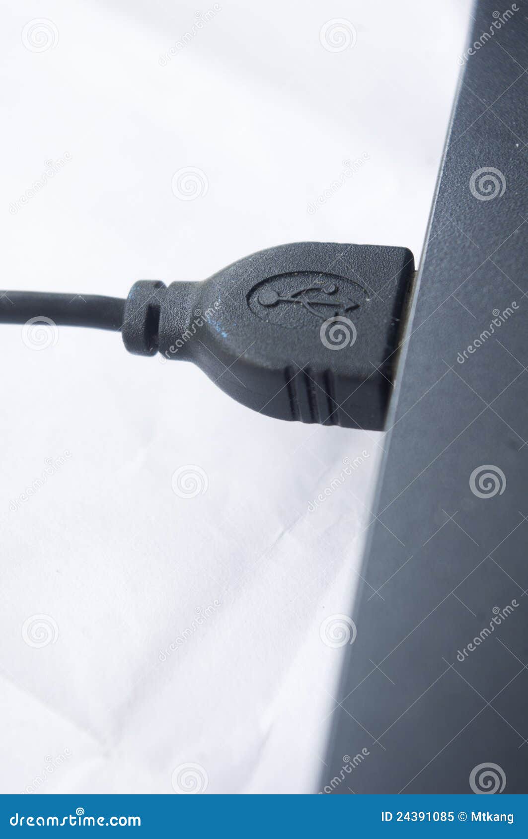 Close Up of Plug with USB Sign Stock Image - Image of computing ...
