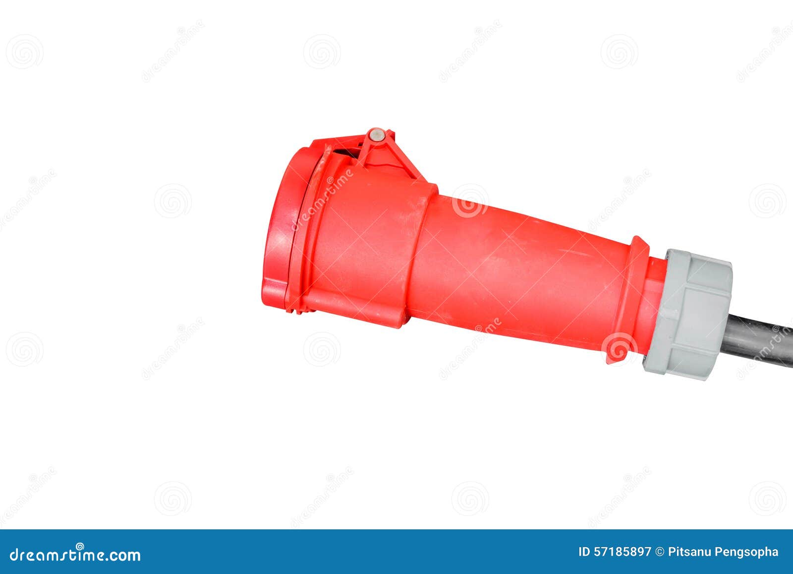 Close-up Plugs Isolated On A White Background Stock Image - Image of ...