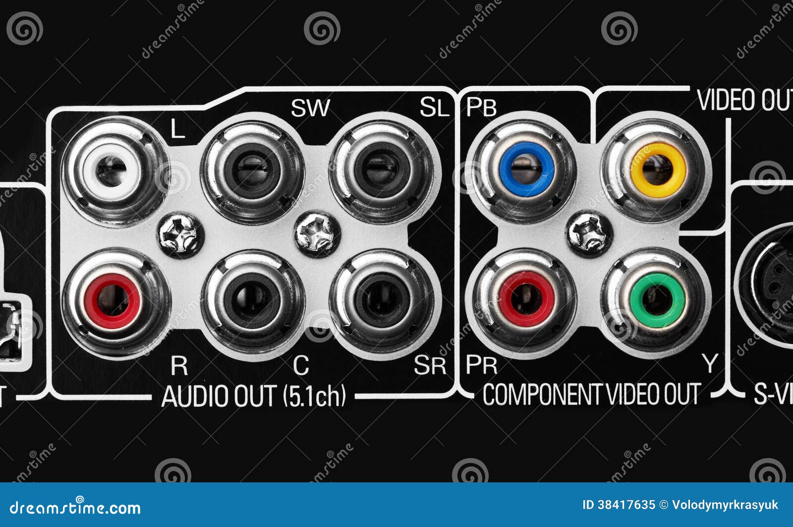 Close up of the plugs stock image. Image of speaker, classical - 38417635
