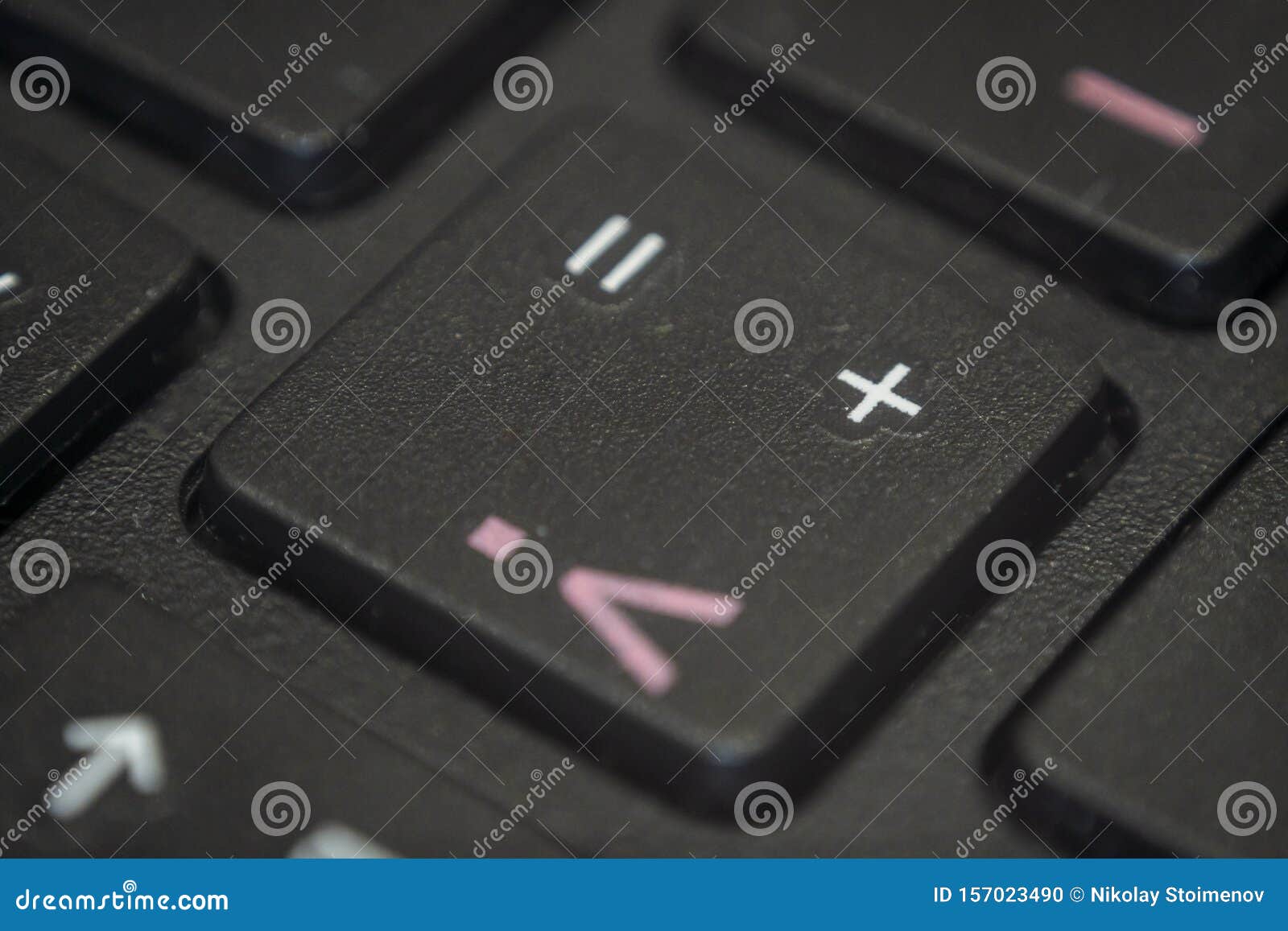 Close Up of the Plus Sign on a Keyboard Stock Photo - Image of internet ...