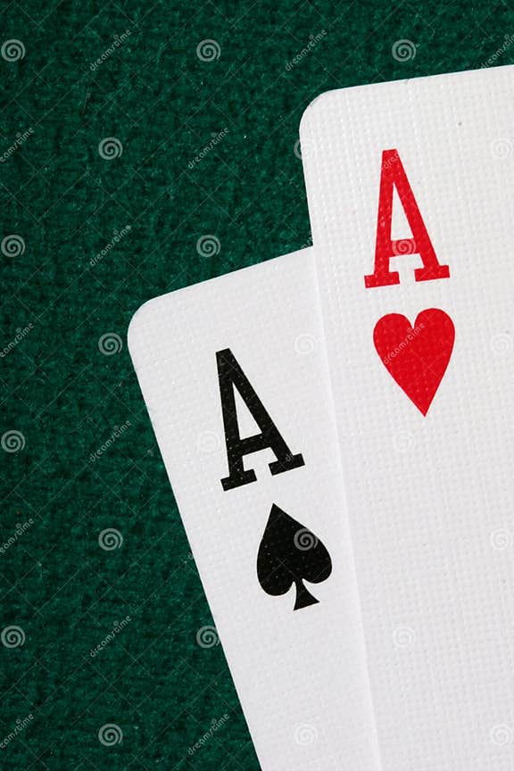 Close-up of pocket aces stock photo. Image of betting, queen - 906836