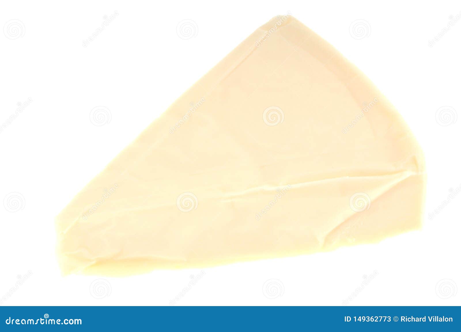 Portion of Cheese Spread on a White Background Stock Image - Image of ...