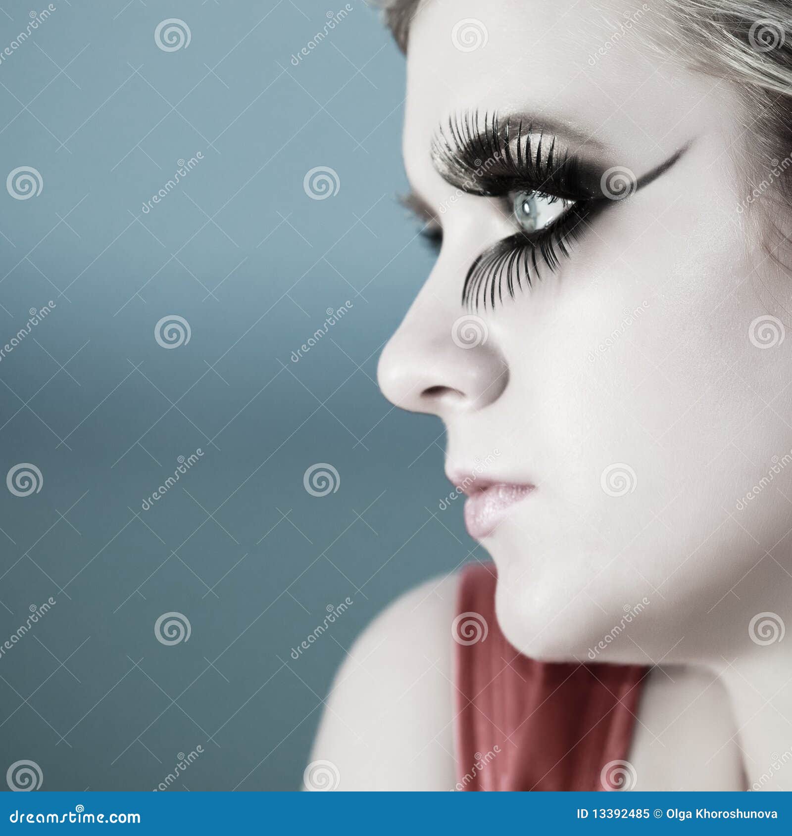 Close-up portrait stock image. Image of beautiful, style - 13392485