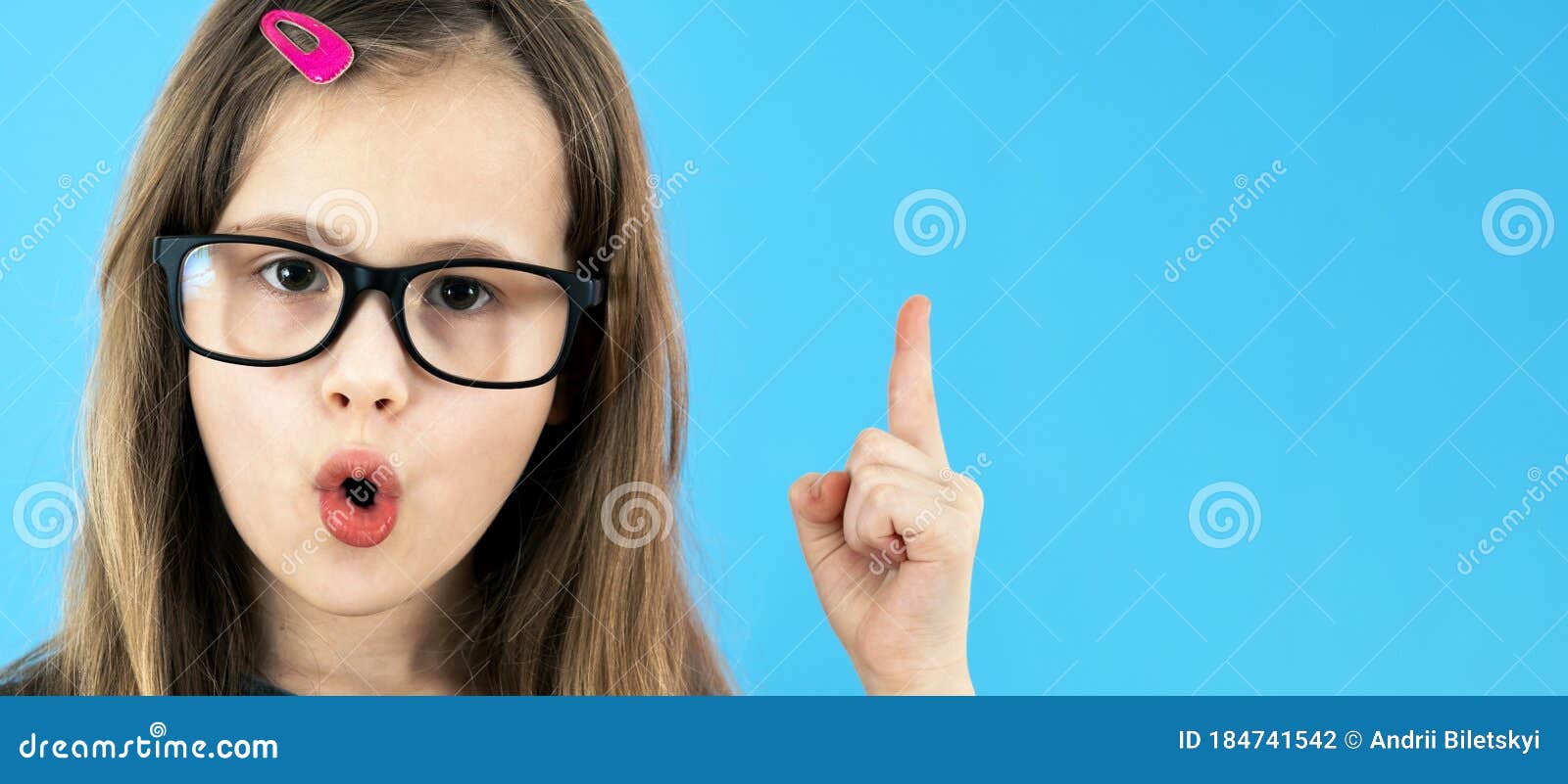 Close Up Portrait of a Child School Girl Wearing Looking Glasses ... Close Up Portrait of a Child School Girl Wearing Looking Glasses ...