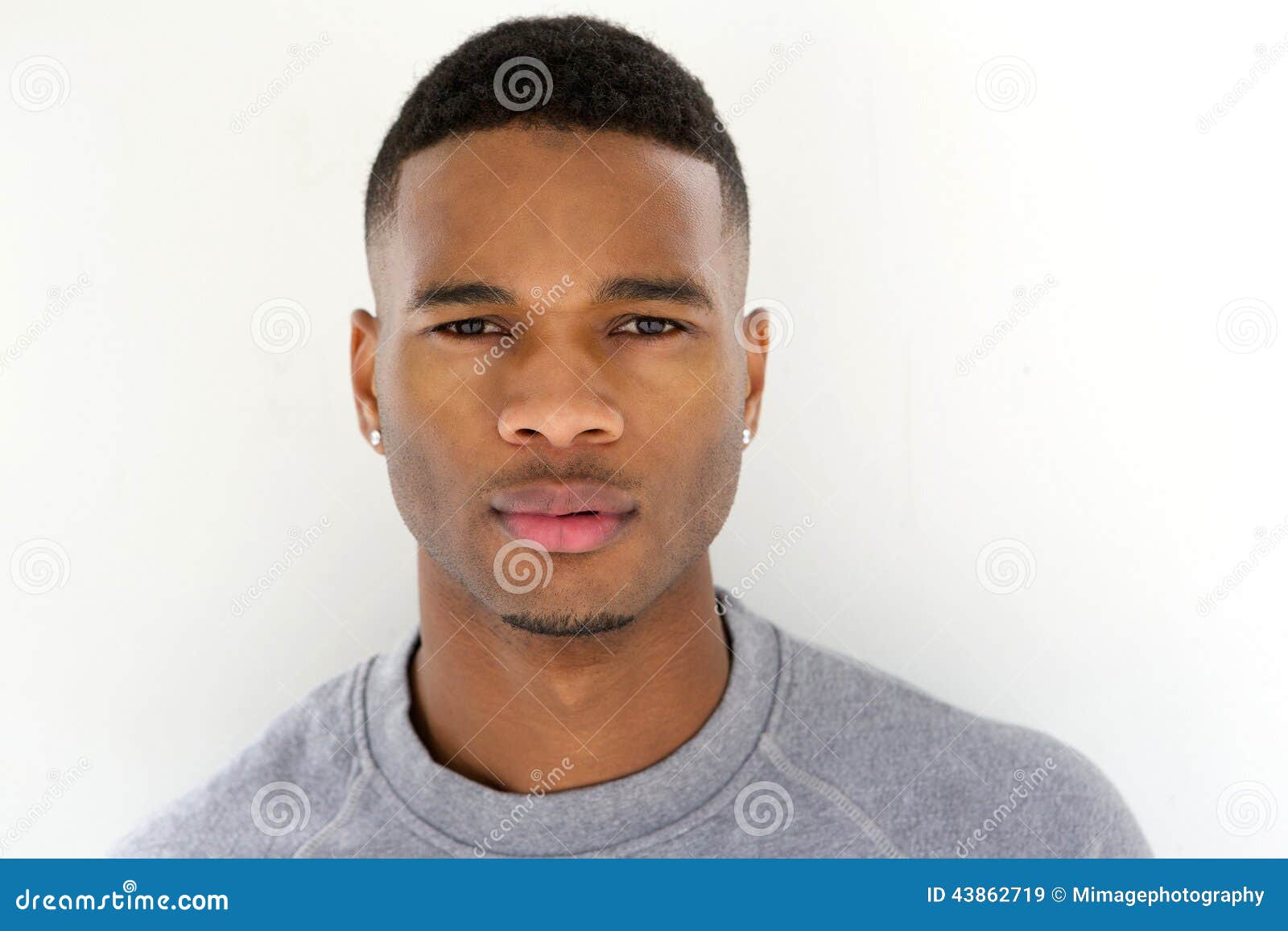 Close Up Portrait of Cool Young Guy Stock Image - Image of masculine ...