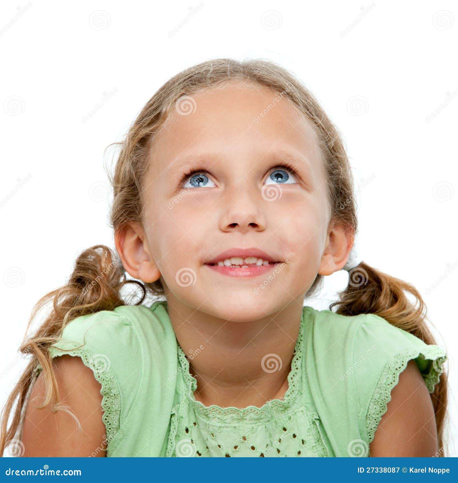 Close Up Portrait of Cute Girl Looking Up. Stock Image - Image of face ... Close Up Portrait of Cute Girl Looking Up. Stock Image - Image of face ...