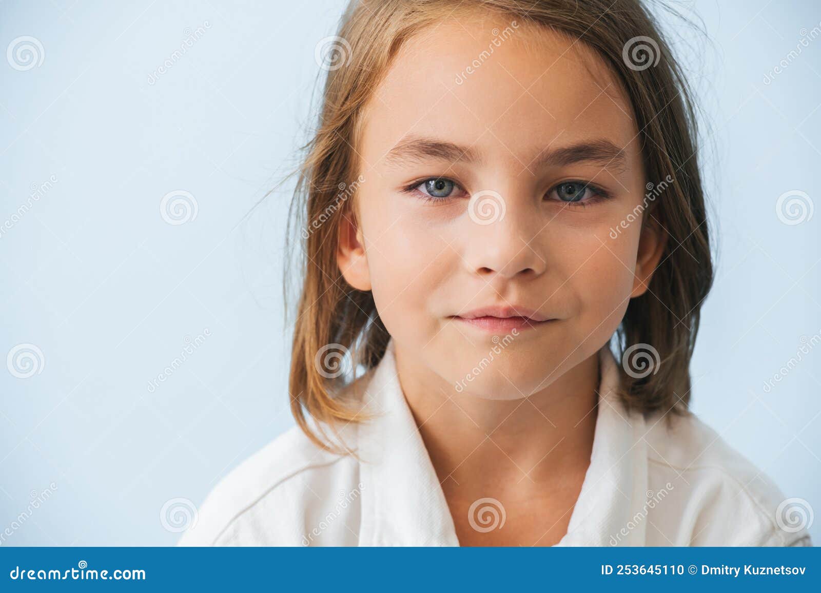 Close Up Portrait of an Eight Year Old Girl Looking at the Camera Stock ... Close Up Portrait of an Eight Year Old Girl Looking at the Camera Stock ...
