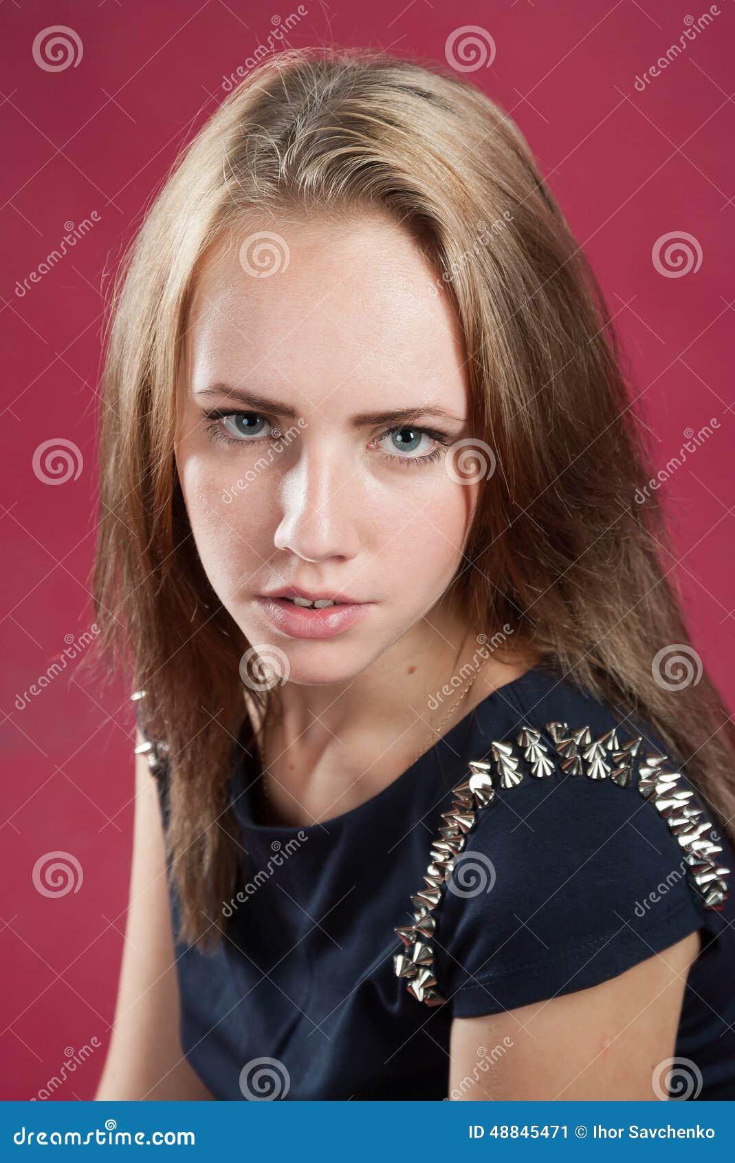 Fresh Pretty Petite Leaves Of Spike Moss With Water Droplets In ...