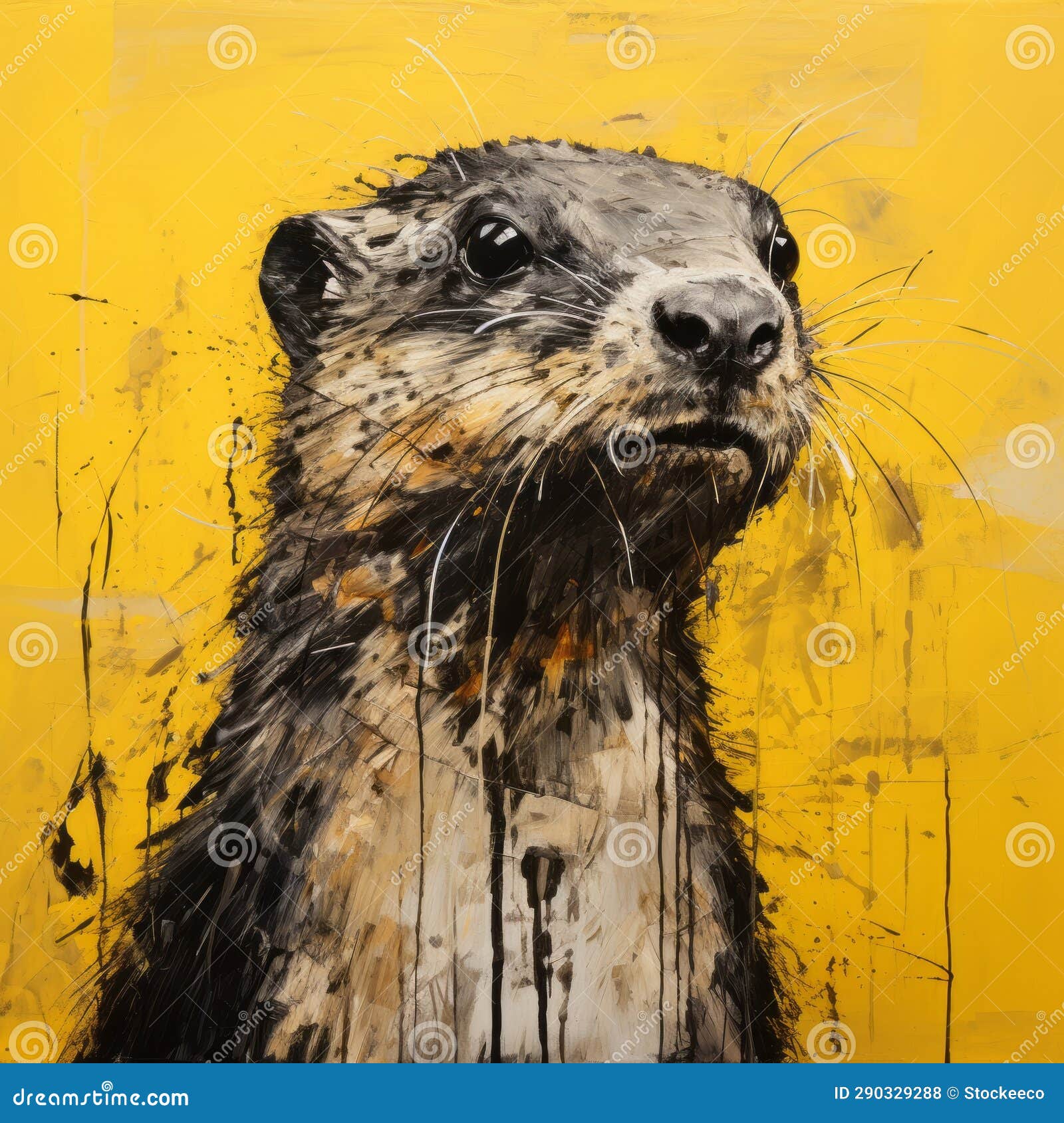 Close Up Portrait of a Gopher: a Vibrant and Hyper Realistic Artwork ...