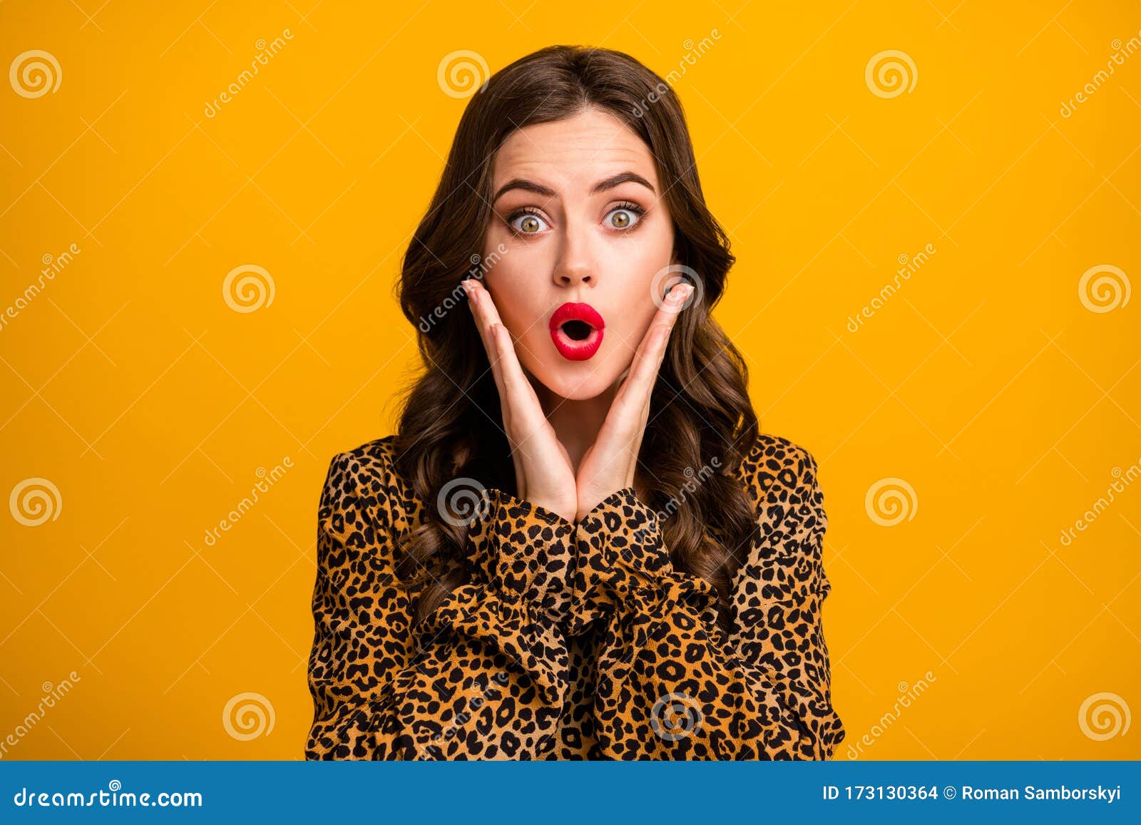 Close Up Portrait Of Her She Nice Looking Attractive Lovely Glamorous