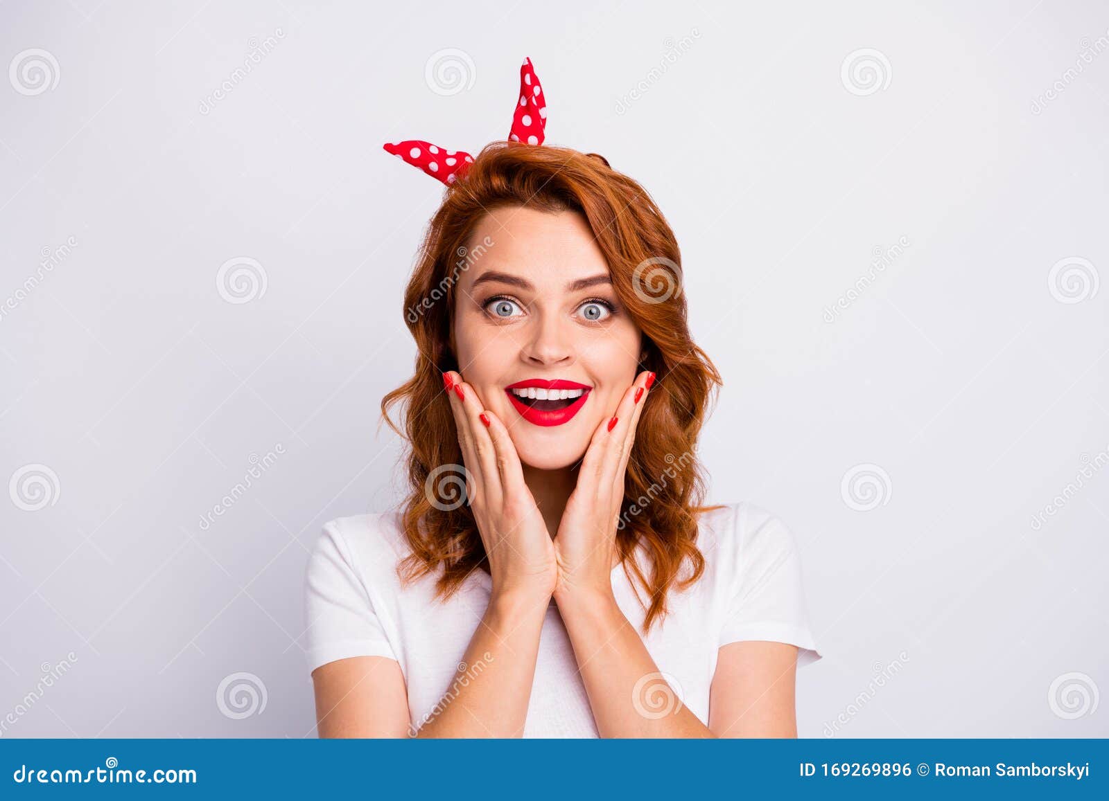 Close Up Portrait Of Her She Nice Looking Attractive Lovely Winsome