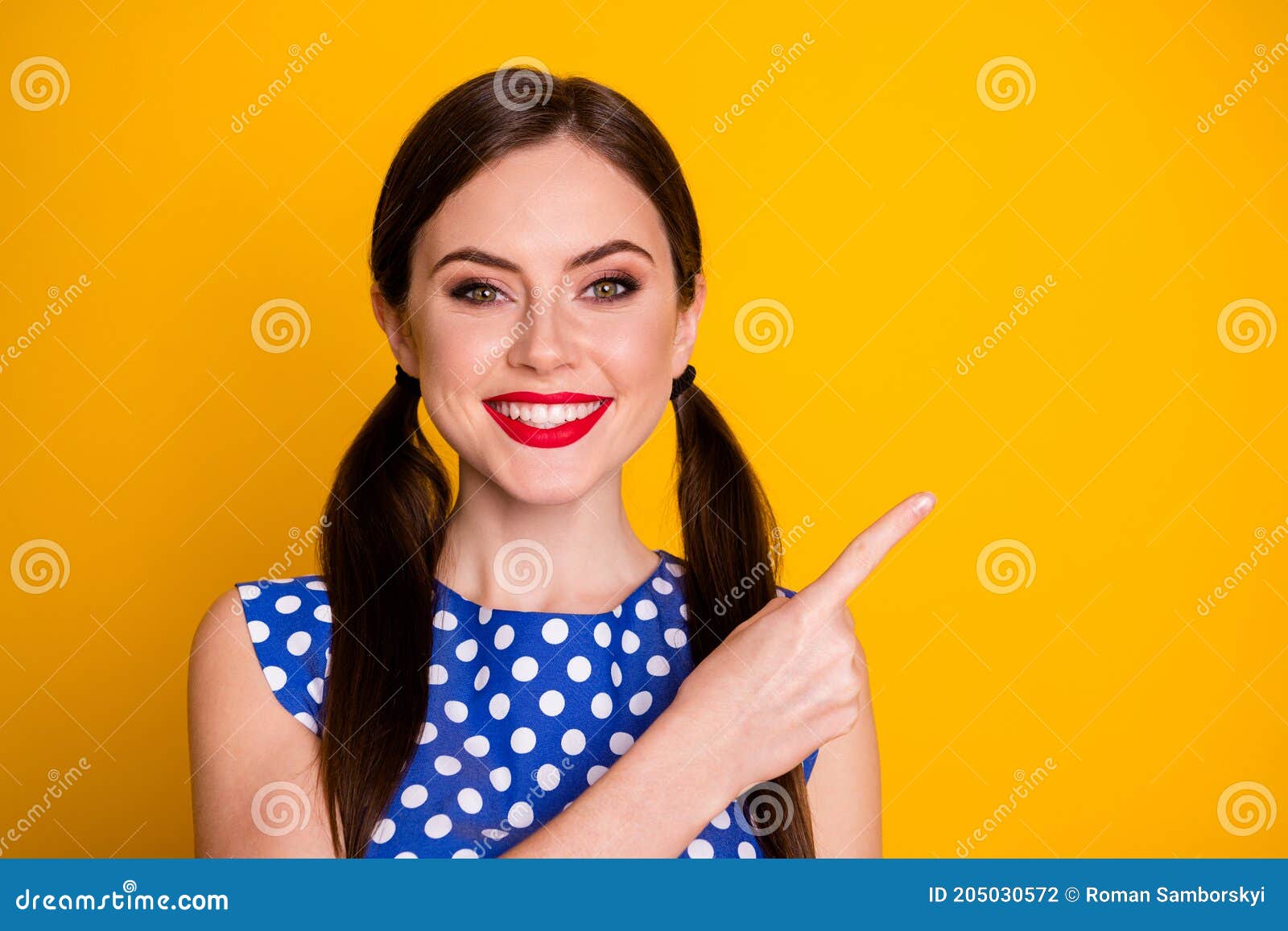 Close Up Portrait Of Her She Nice Looking Attractive Pretty Glamorous