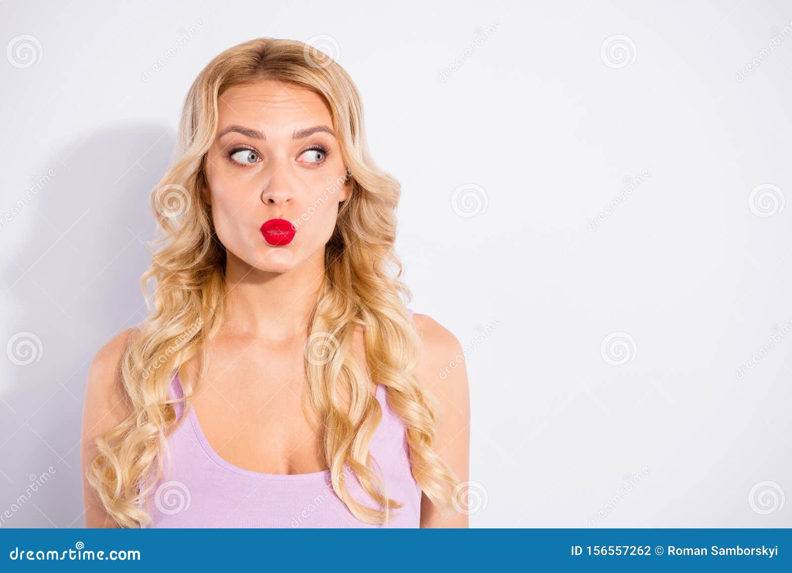 Close Up Portrait Of Her She Nice Looking Winsome Glamorous Pretty