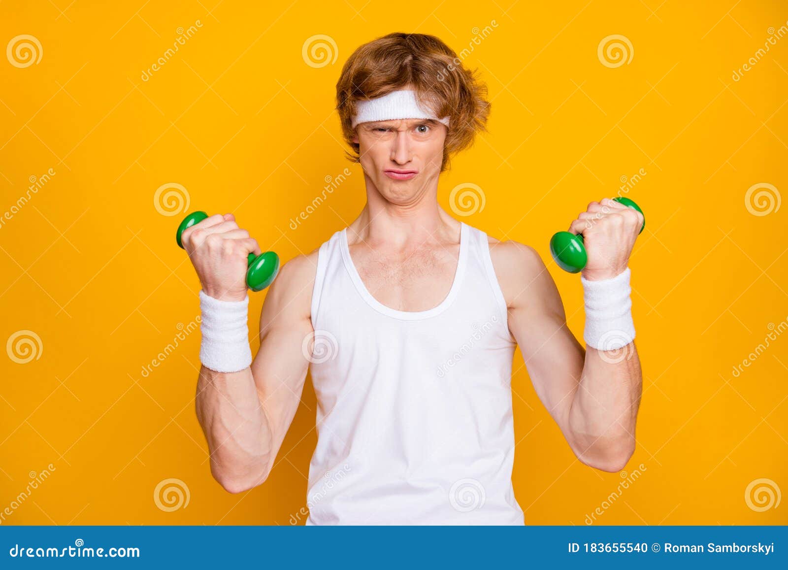 Close-up Portrait of His he Nice Attractive Focused Motivated Guy Doing ...