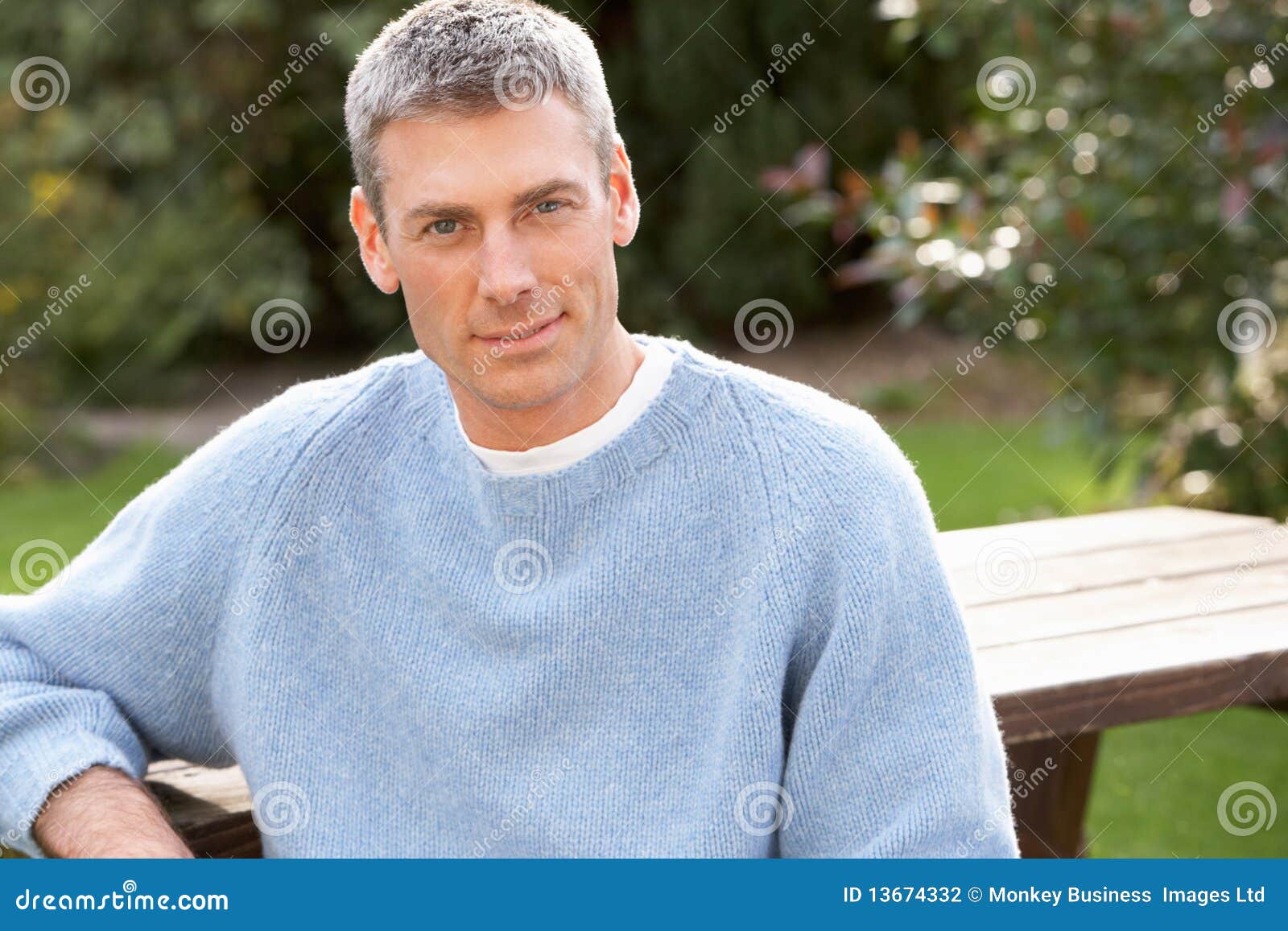 Close Up Portrait of Man Standing Outside Stock Photo - Image of ...