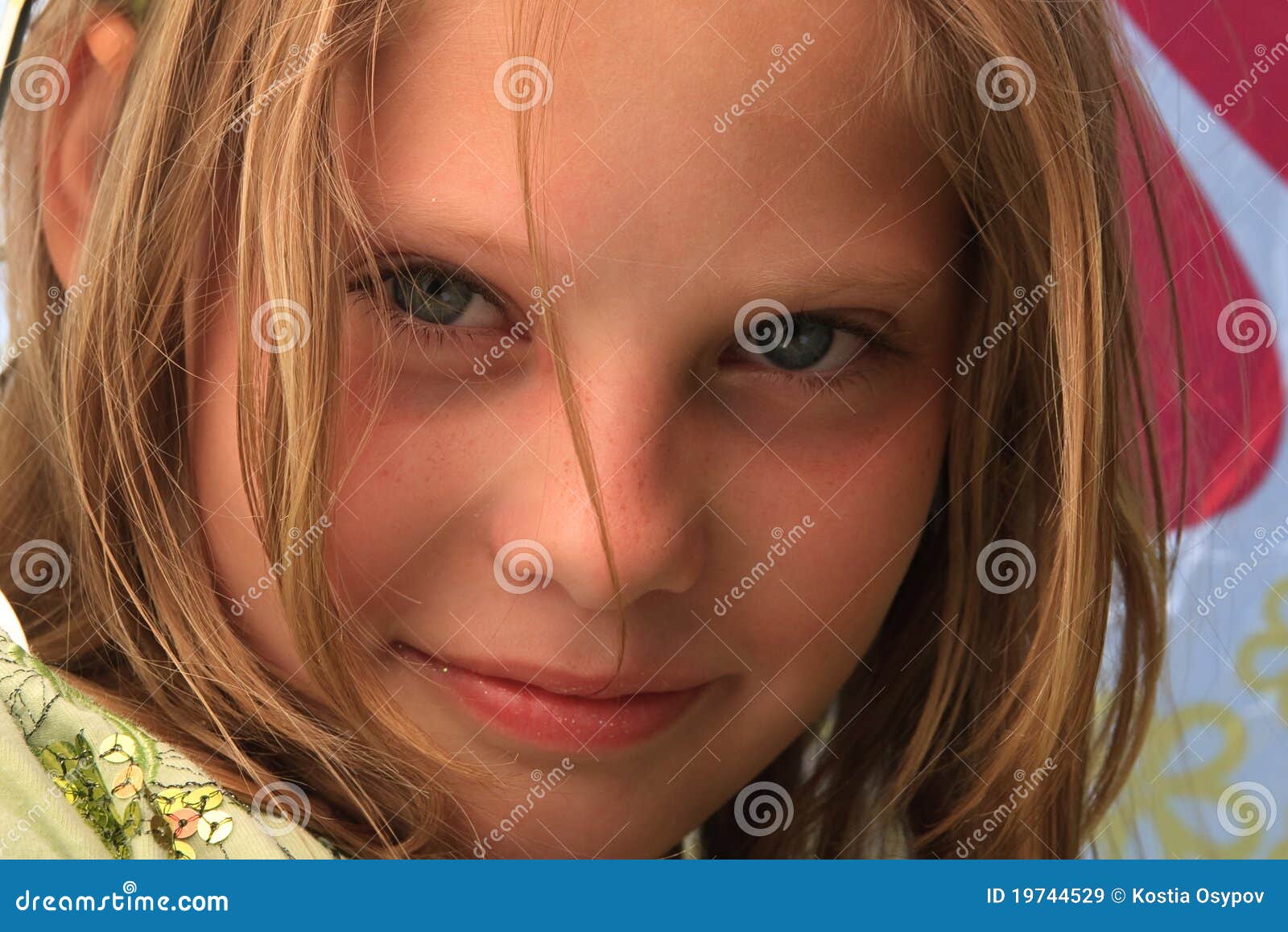 Close-up Portrait of the Nice Young Girl Stock Image - Image of beauty ...