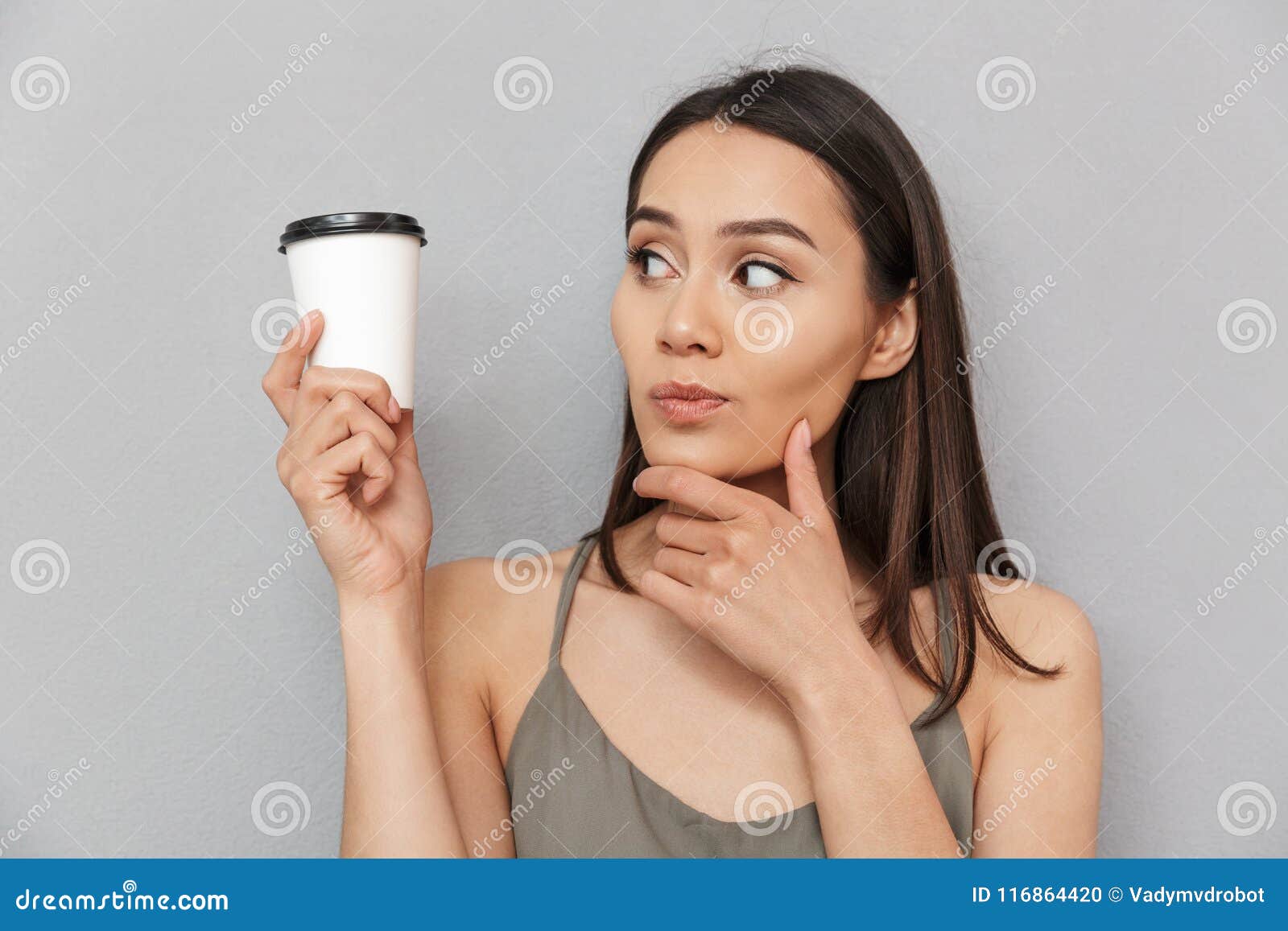 Close Up Portrait of a Pensive Asian Woman Stock Photo - Image of ... Close Up Portrait of a Pensive Asian Woman Stock Photo - Image of ...