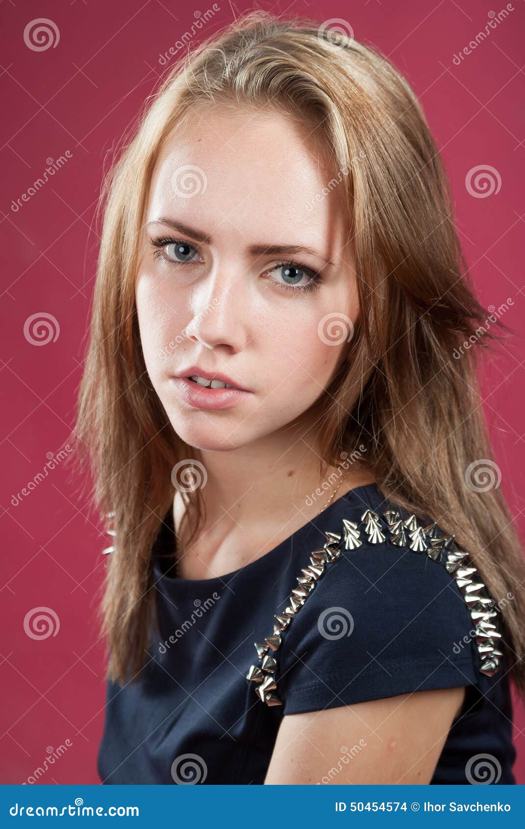 Close-up Portrait of Pretty Girl Stock Photo - Image of closeup, face ...