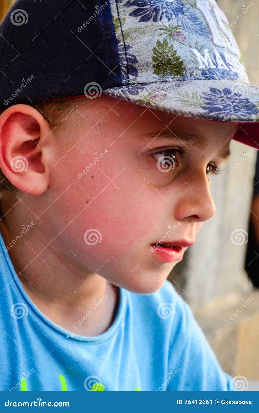 Close Up Portrait of Sad Little Boy Stock Image - Image of focus, eyed ...