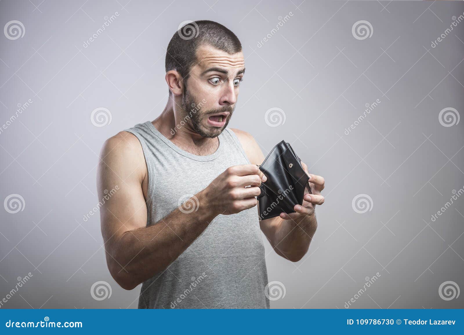 Shocking Man with an Empty Wallet Stock Photo - Image of emotion, empty ... Shocking Man with an Empty Wallet Stock Photo - Image of emotion, empty ...
