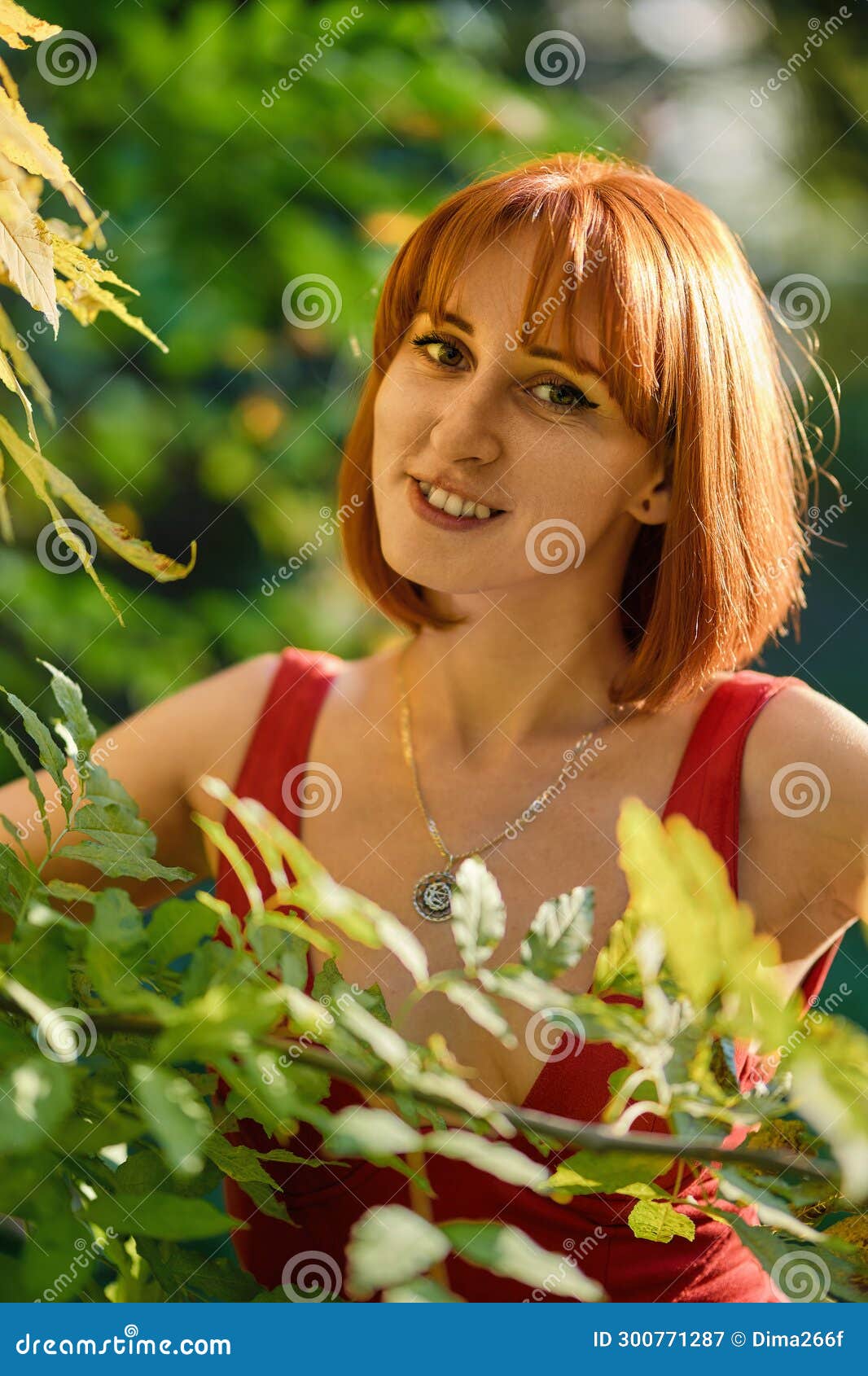 Close Up Portrait Of Smiling Redhead Outdoors Autumn S Warm Embrace