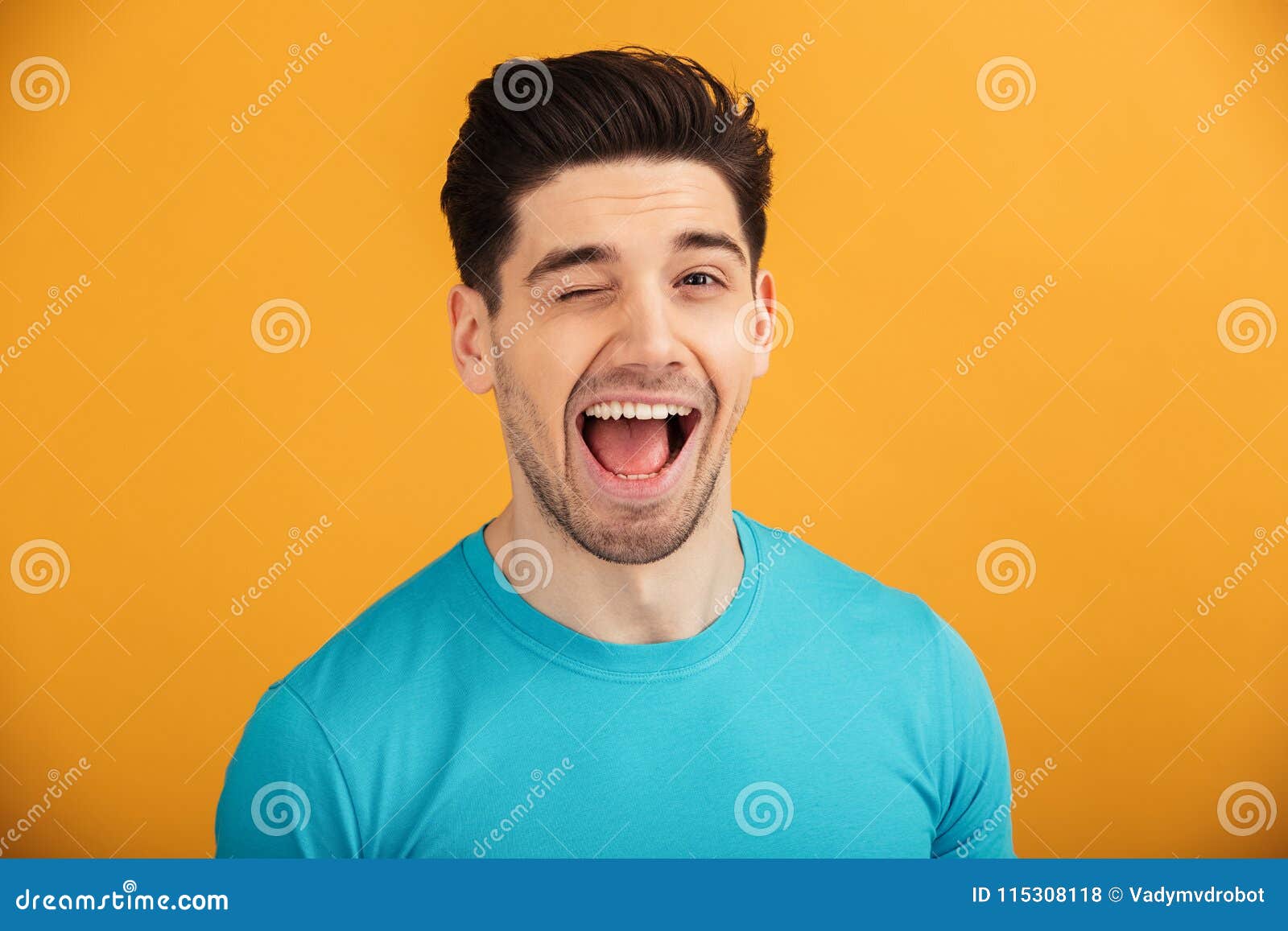 Close Up Portrait of a Smiling Young Man in T-shirt Stock Photo - Image ... Close Up Portrait of a Smiling Young Man in T-shirt Stock Photo - Image ...