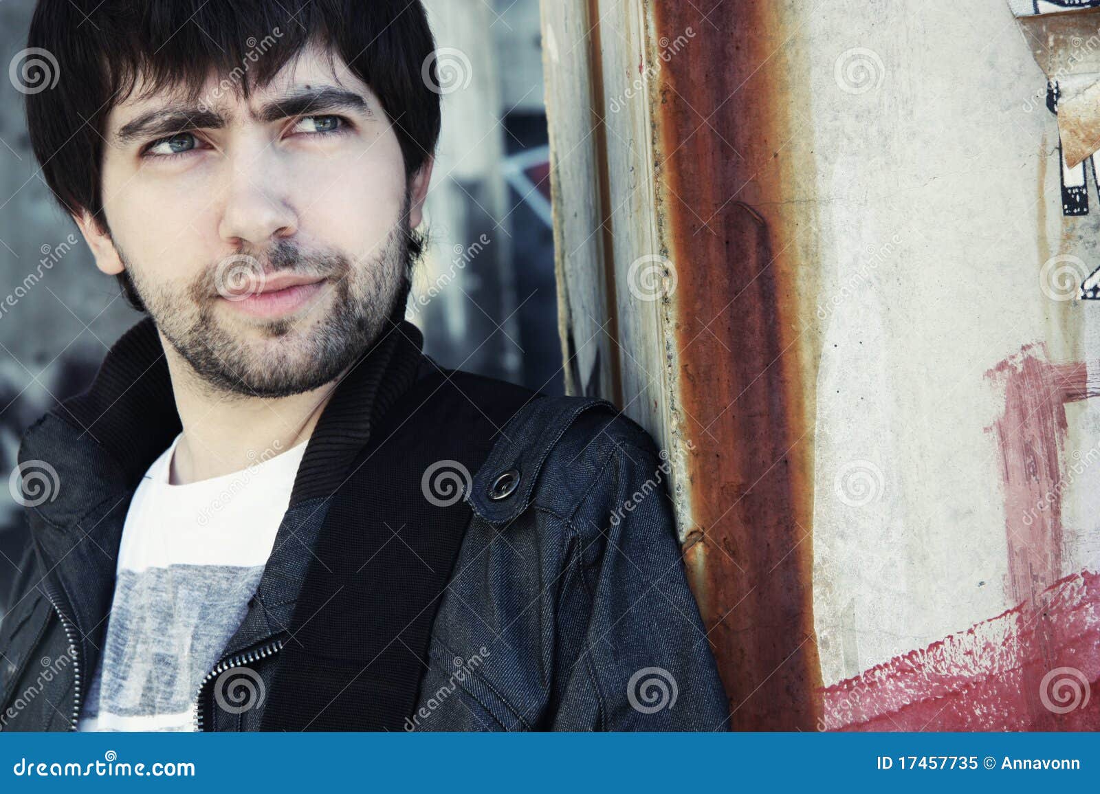 Close-up Portrait Thoughtful Man Stock Image - Image of close, content ... Close-up Portrait Thoughtful Man Stock Image - Image of close, content ...