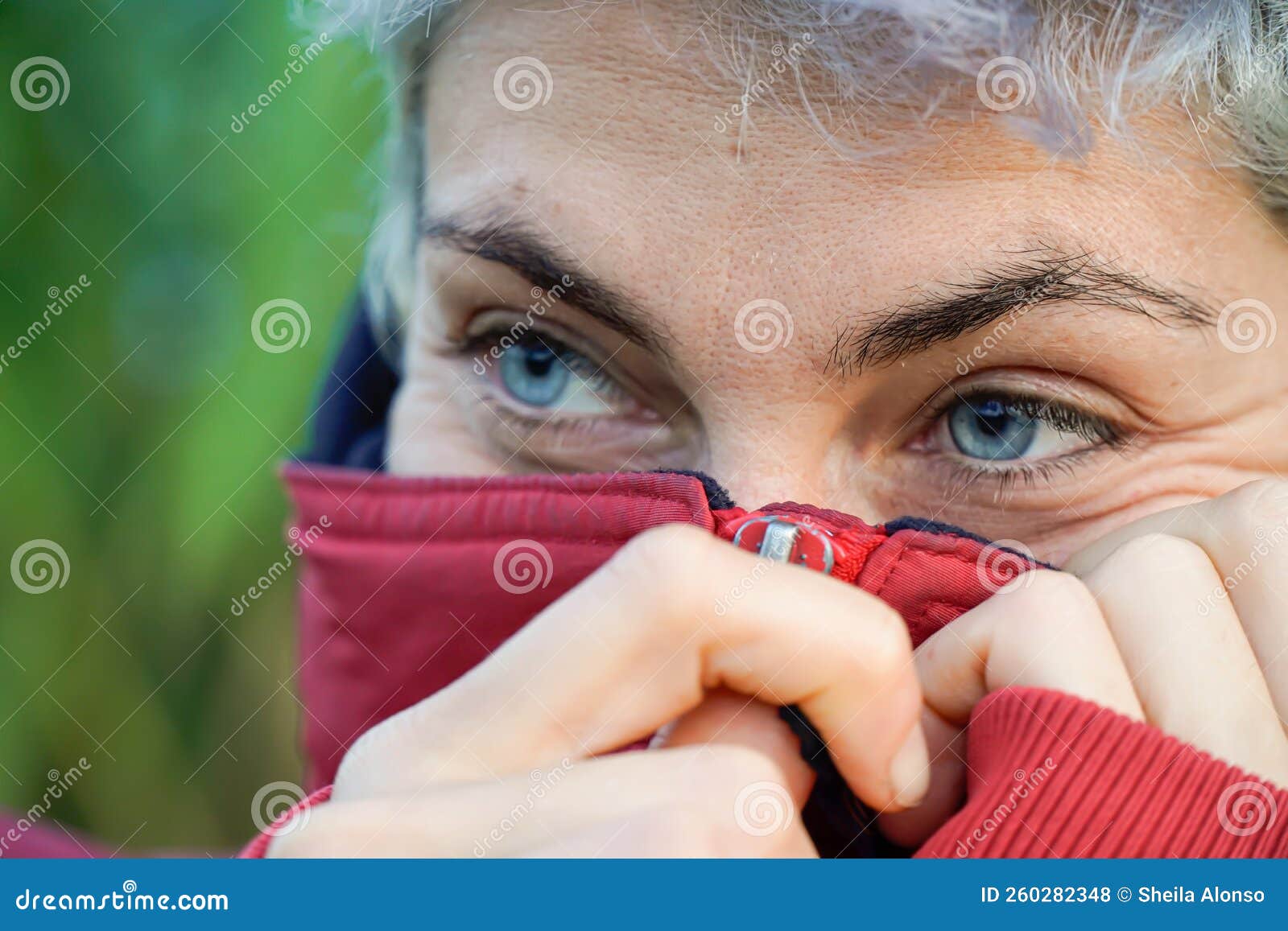 Close-up Portrait of a Young Non-binary Person with Blue Eyes. Gender ... Close-up Portrait of a Young Non-binary Person with Blue Eyes. Gender ...
