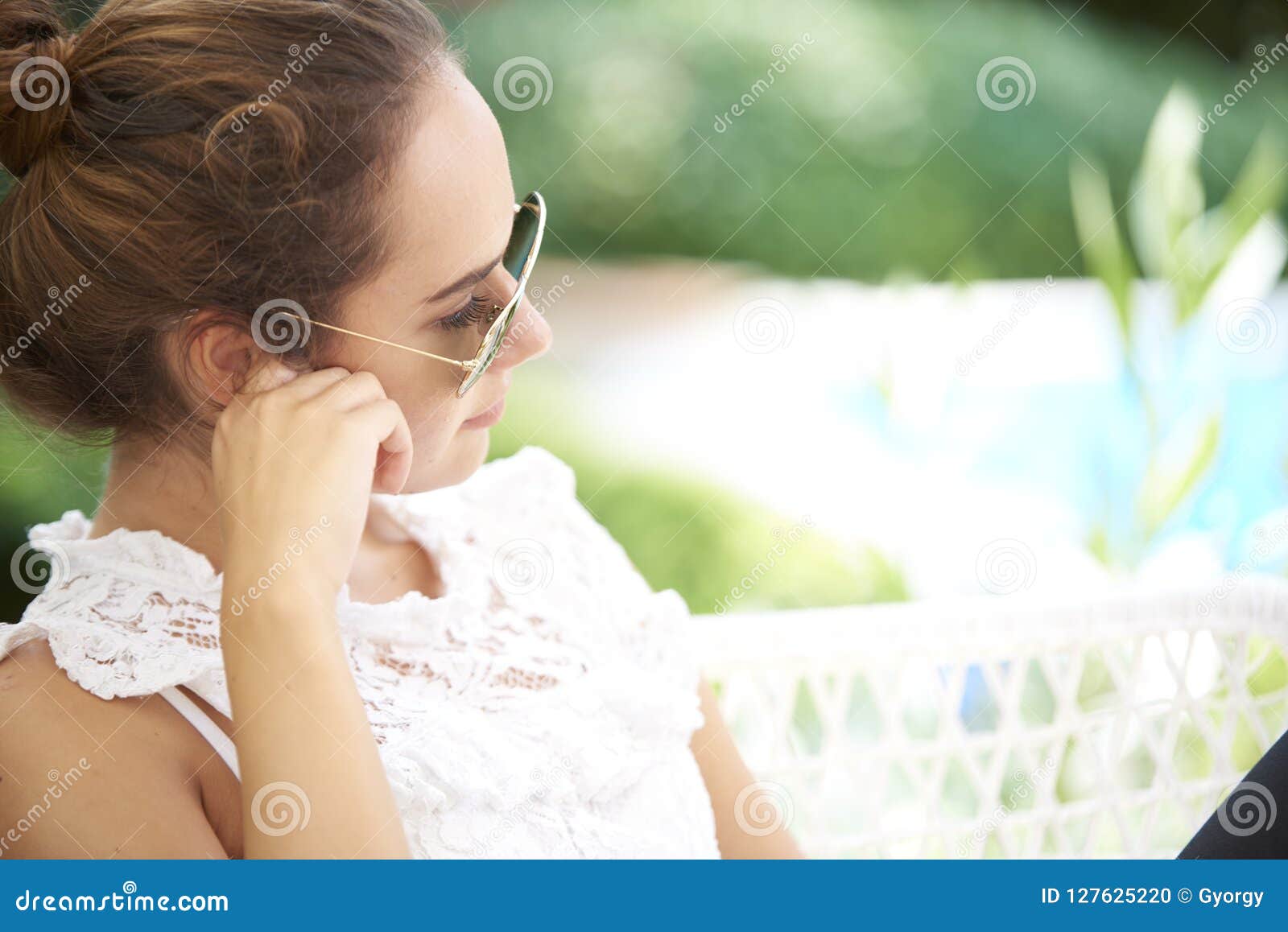Young Woman Deep in Thought Stock Photo - Image of activity, portrait ... Young Woman Deep in Thought Stock Photo - Image of activity, portrait ...