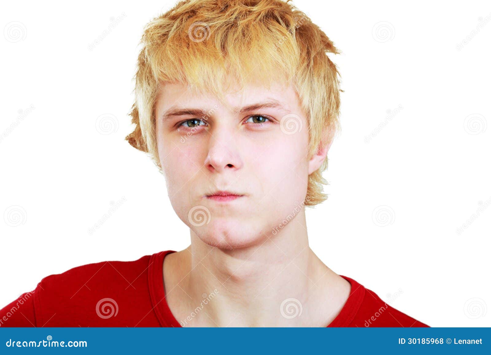 Guy getting angry stock photo. Image of hair, isolated - 30185968