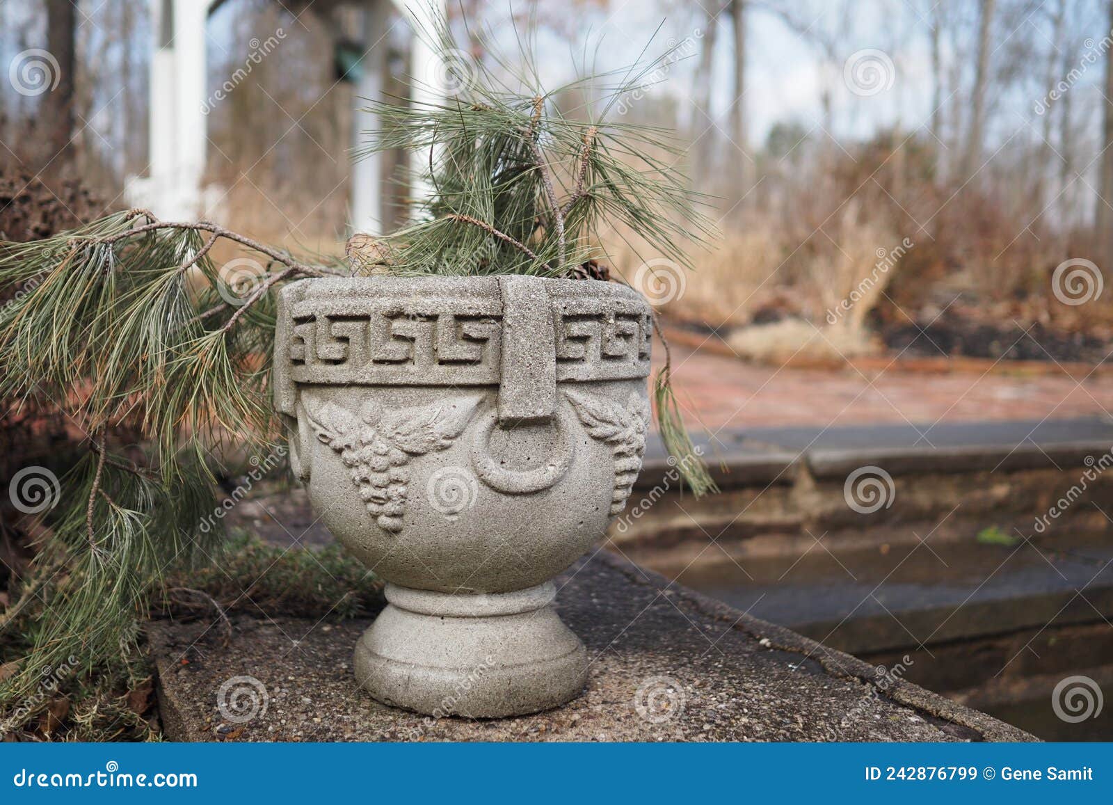 The Close-up of the Pottery Shows an Interesting Design. Stock Image ...
