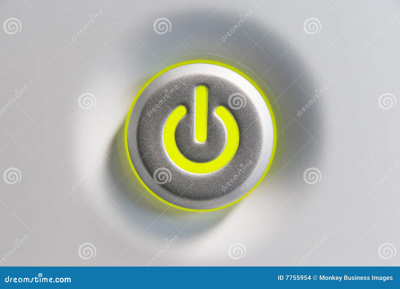 Close Up of Power Button stock photo. Image of turn, color - 7755954