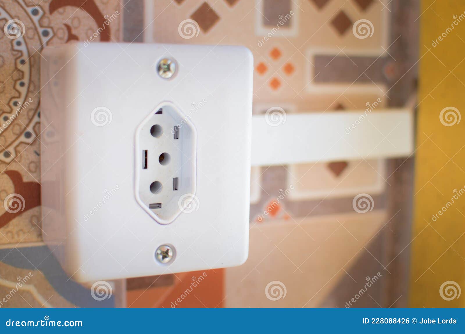 Power outlet. stock photo. Image of voltage, plug, design - 228088426