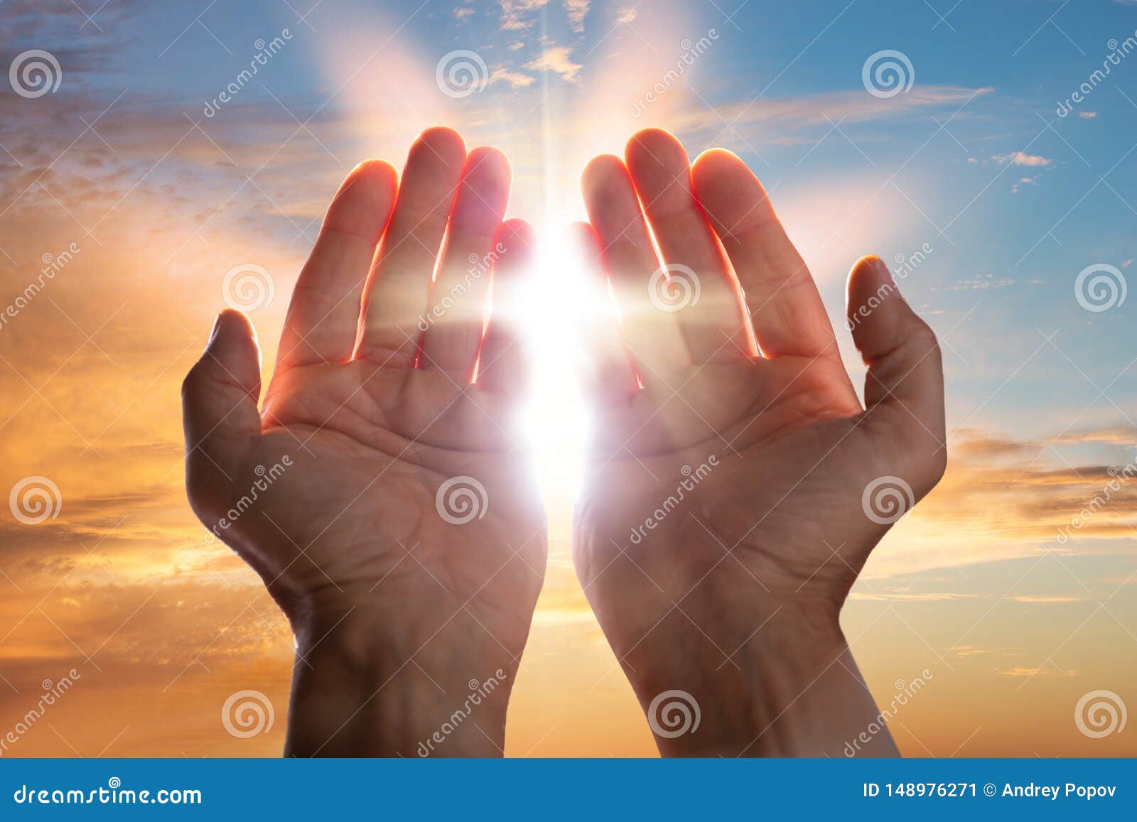 Praying Hand Of Men On Open Bible Book Royalty-Free Stock Photo ...