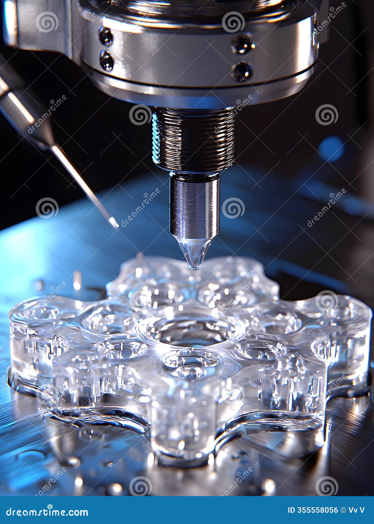 Precision Machining Of Rocket Engine Component Aerospace Industry S ...