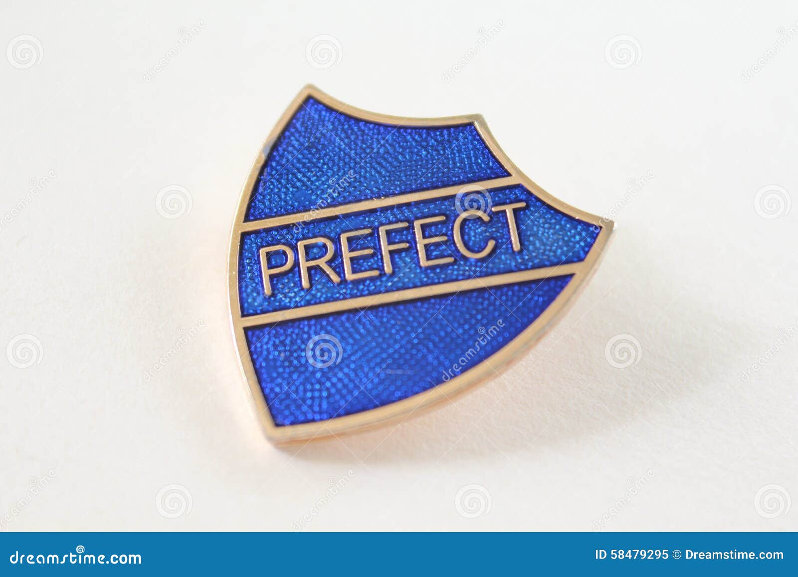 Close Up Prefect Badge stock image. Image of close, school - 58479295