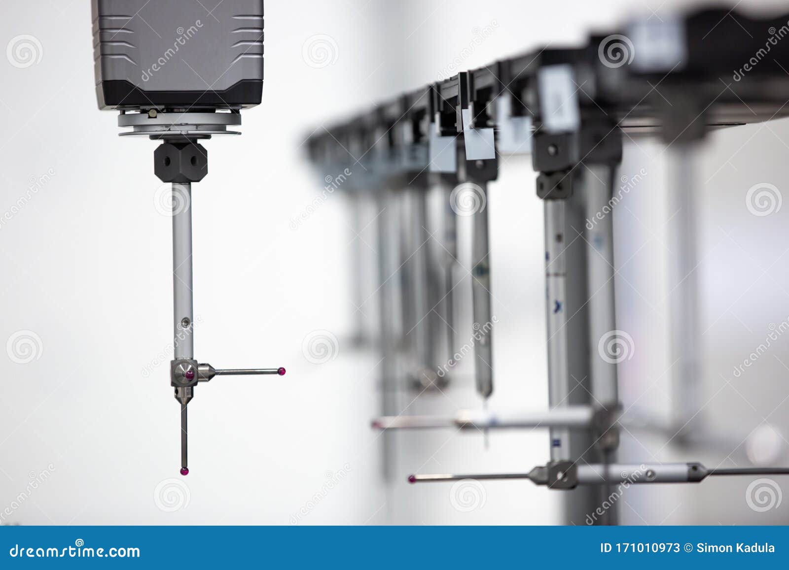 Close Up of Professional Automatic 3D Measuring System Machine for ...