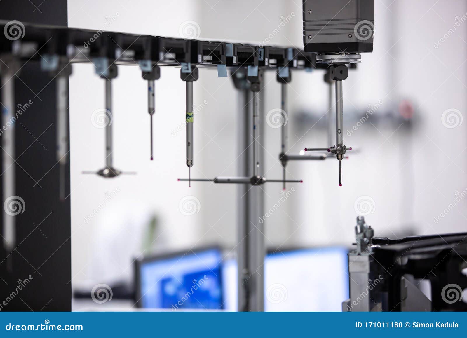 Close Up of Professional Automatic 3D Measuring System Machine for ...