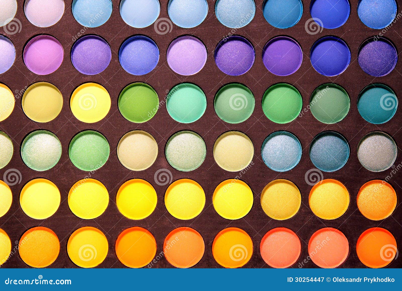 Professional Multicolour Eyeshadows Palette Stock Image - Image of ...