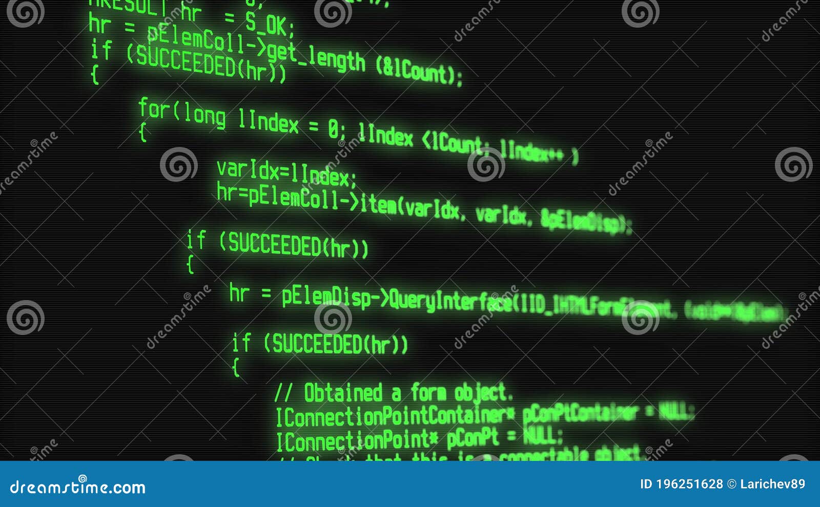 Close Up Of A Program Code On A Computer Screen Technology Coding Programming Software