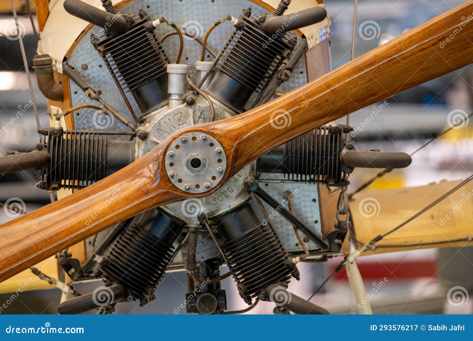 Close Up of a Propeller Jet Engine Stock Image - Image of white, team ...