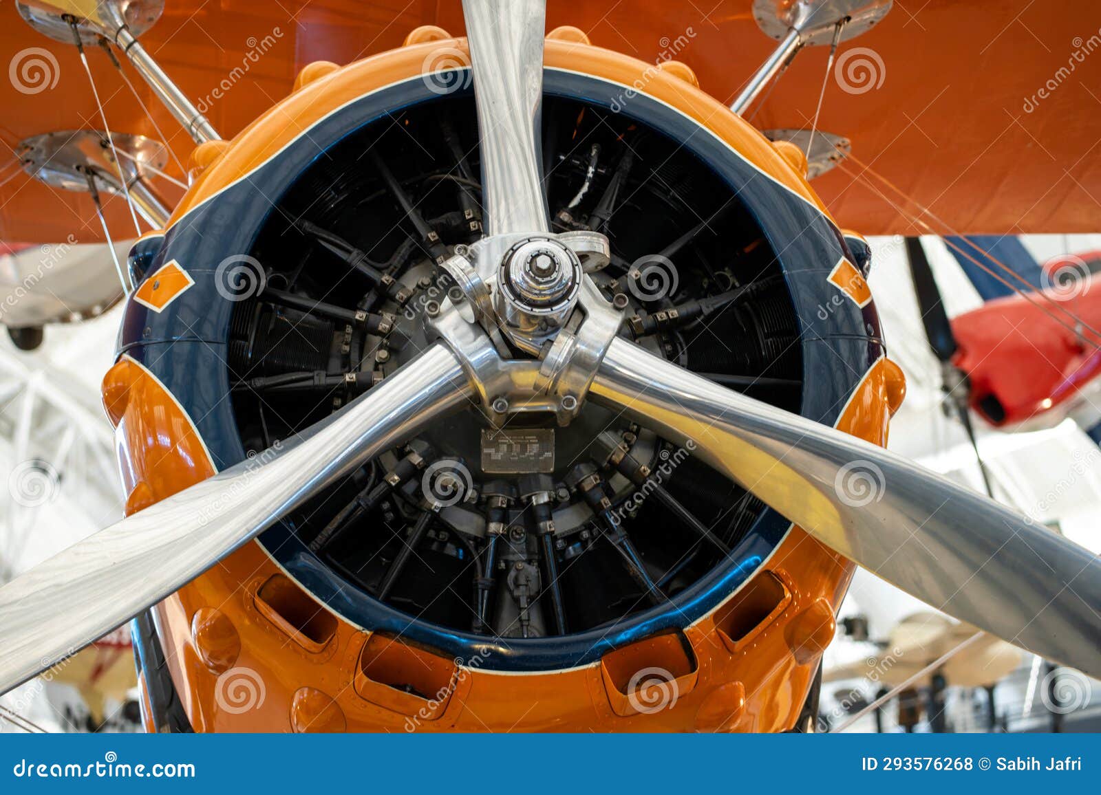 Close Up of a Propeller Jet Engine Stock Photo - Image of flight ...