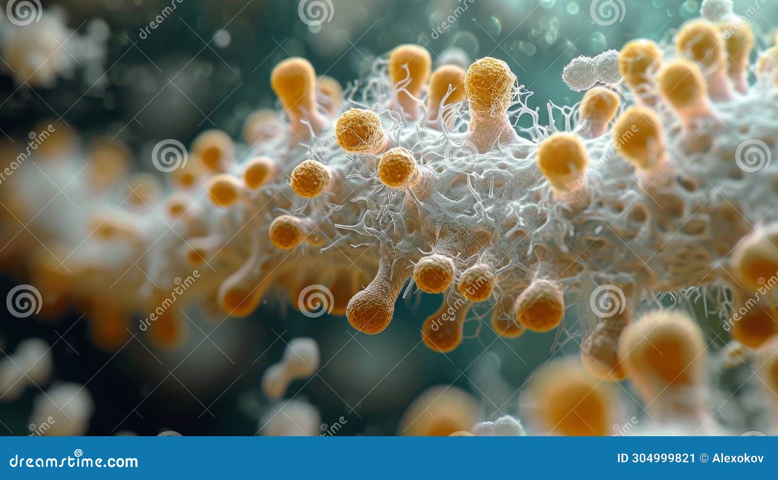 Close-up of Providencia Stuartii Bacteria Under a Microscope AI ...