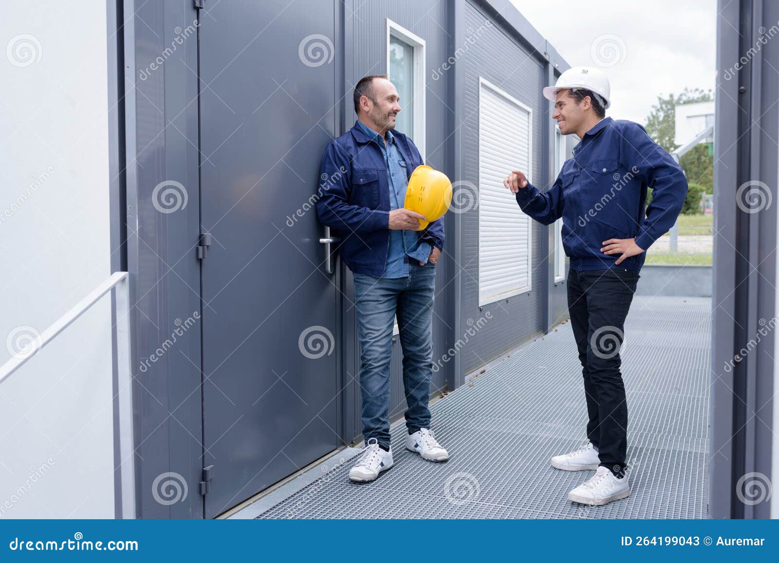 Close Up Public Engineers Talking Stock Image - Image of home, chatting ...