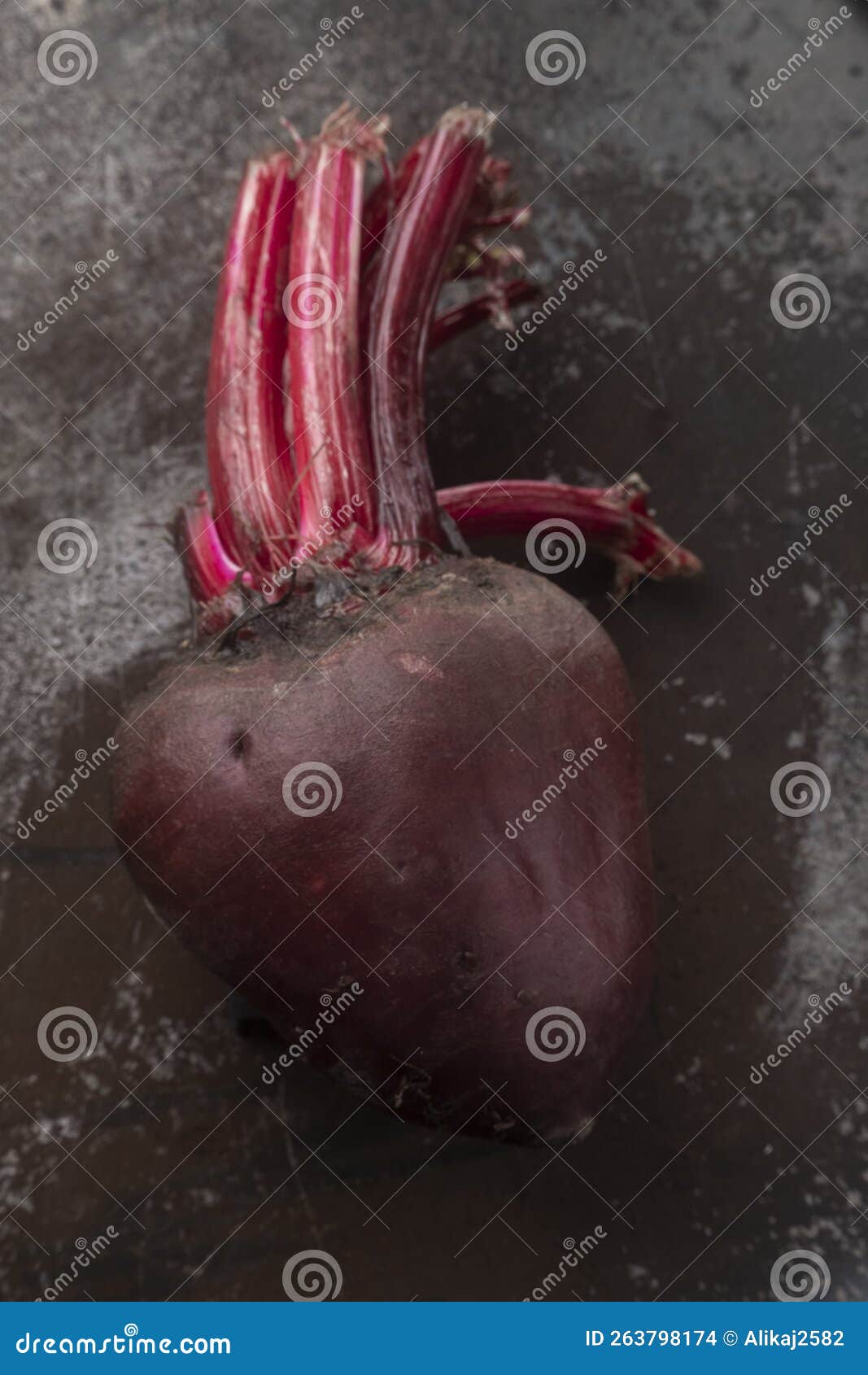 Close Up of Purple Beetroot in the Basket at the Table Stock Photo ...